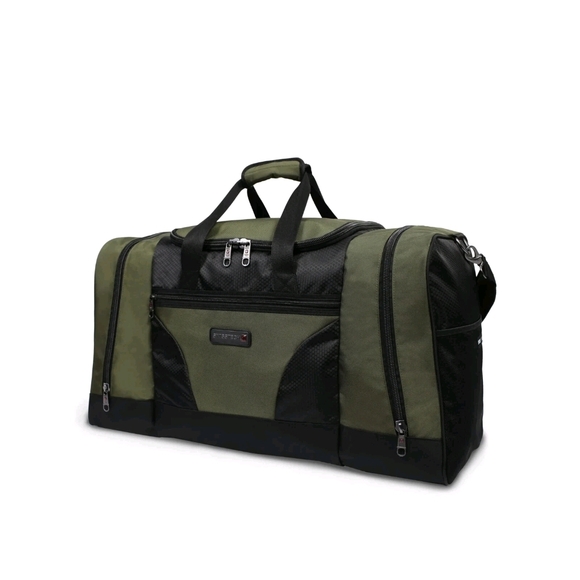 Swiss Tech | Bags | Swiss Tech Green And Black Duffel Bag | Poshmark